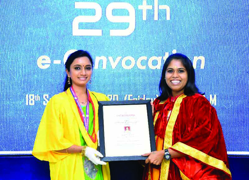 TN CM virtually addresses 29th Convocation of Sathyabama Institute of ...