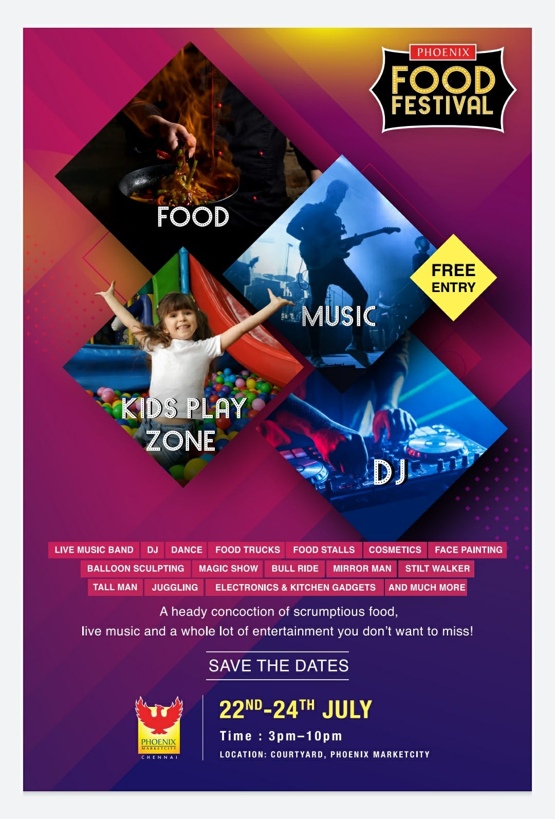 Phoenix Marketcity celebrates three-day food festival from Friday ...